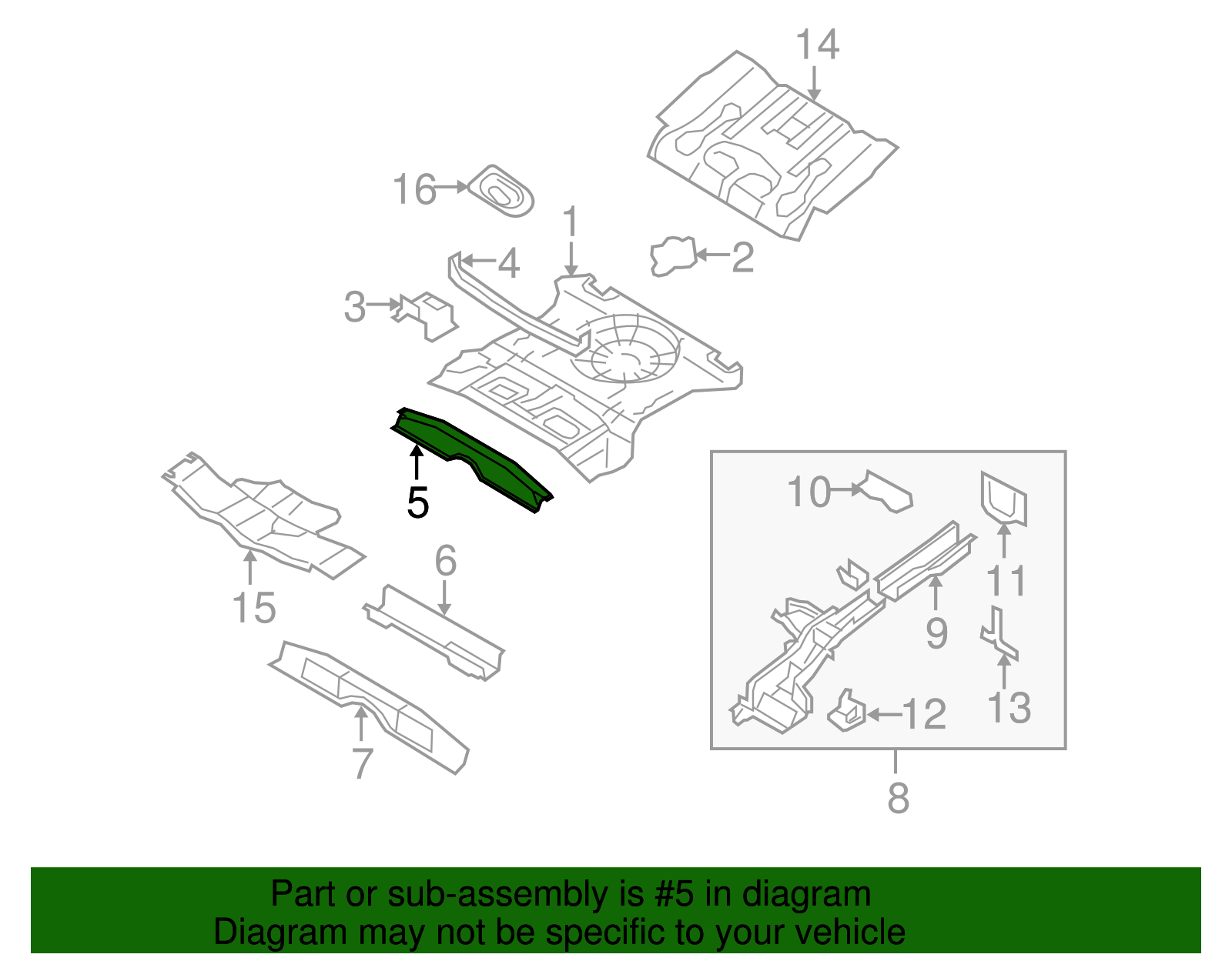 EG21-53-911B - 2007-2012 Mazda CX-7 - Front Reinforced | Mazda Part Direct