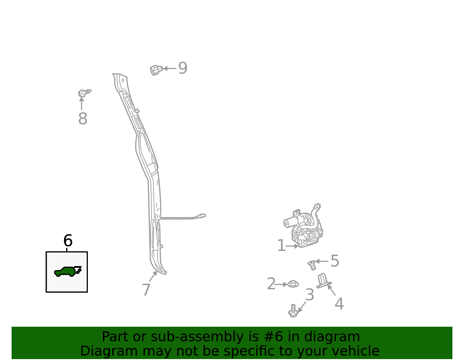 Genuine Toyota Switch part# 84966-08010 for 2021-2025 Toyota Sienna ...