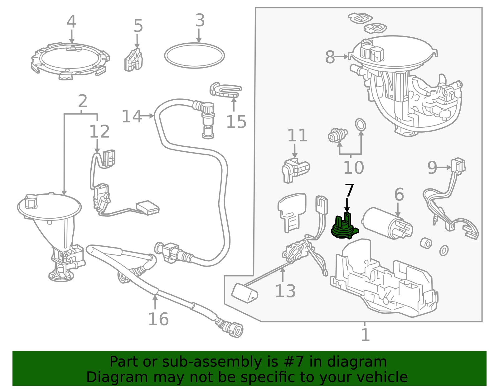 2020-2025 Toyota Fuel Pump Support 77175-0R010 | Toyota Parts Center