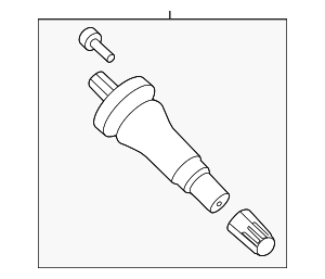 Genuine OEM Ford Part - Tire Pressure Monitoring System (TPMS) Sensor ...