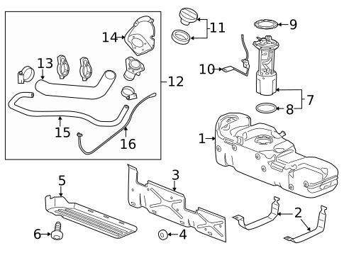 Hardware, Fasteners & Fittings for 2017 Chevrolet Silverado 2500 HD ...