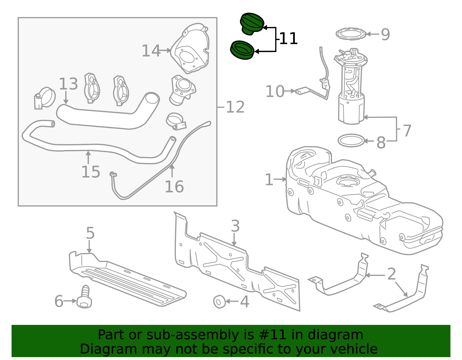 2012-2025 GM Cap 23288713 | Applegate Chevrolet Parts