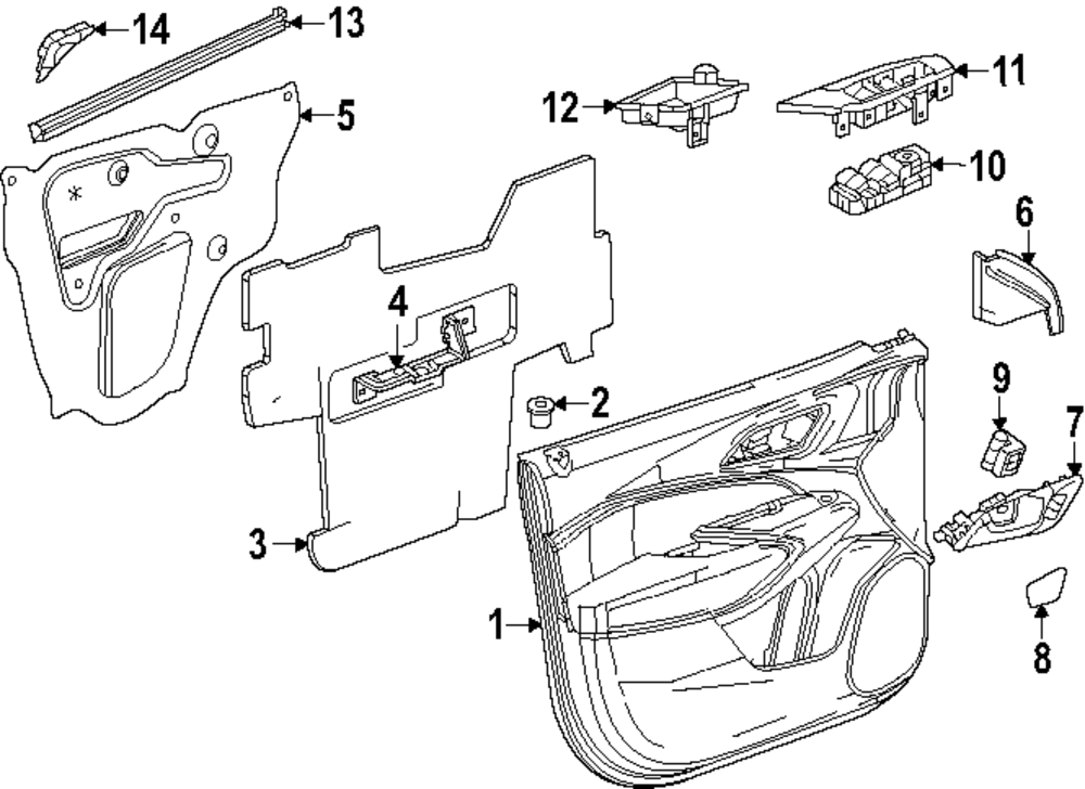 2024-2025 Chevrolet Trax F Trim 42914482 | Courtesy Parts