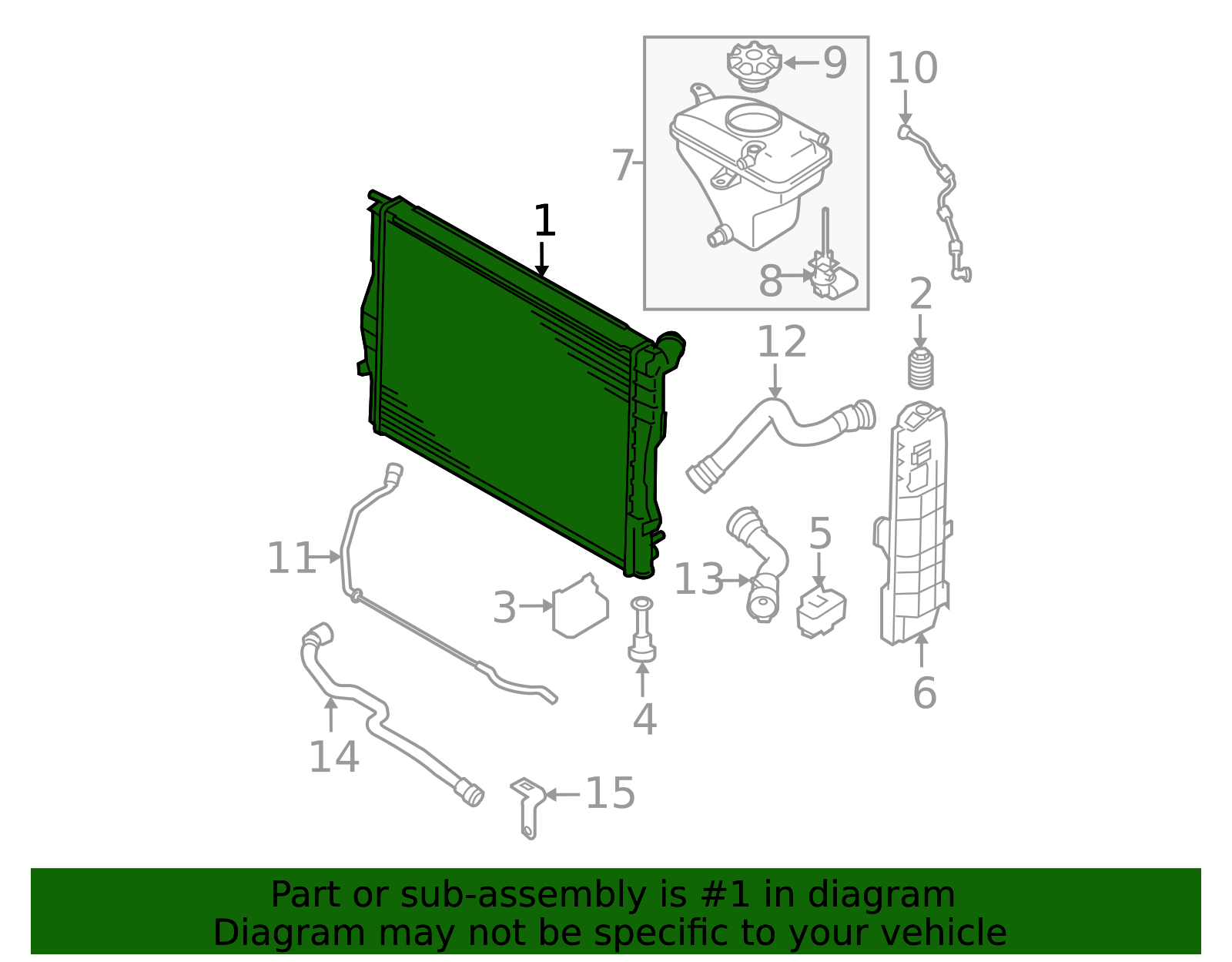 17-11-2-283-468 - Radiator 2008-2013 BMW M3 | BMW Auto Parts Warehouse