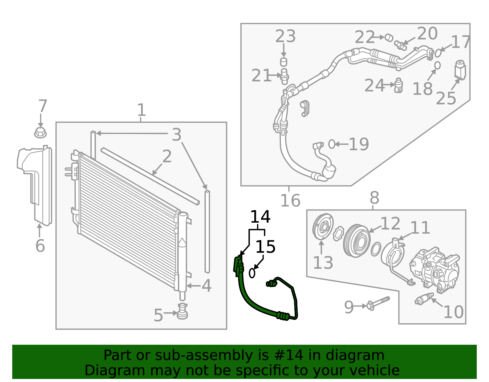 2020-2023 Kia Rio Discharge Hose 97762-H9200 | TascaParts.com