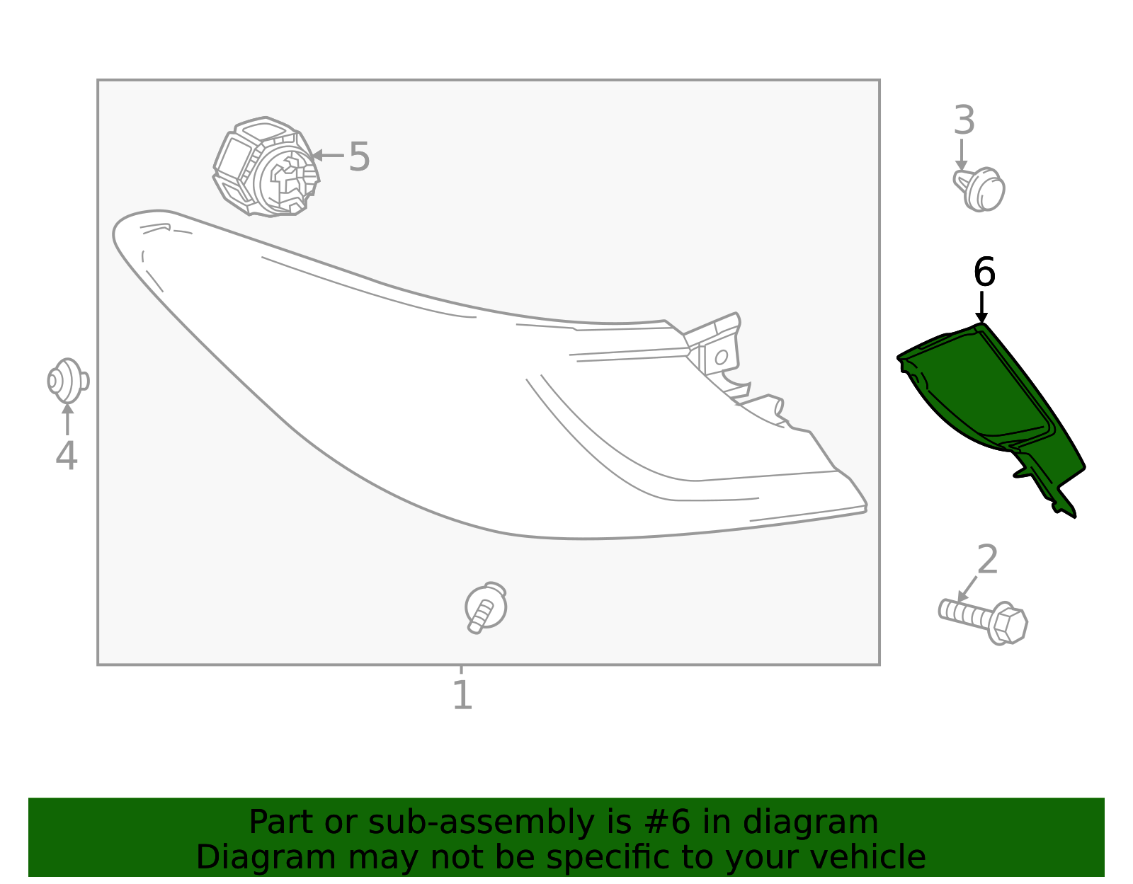 Genuine Official Toyota Blind Cover part# 81498-AQ010 for 2025 Toyota ...