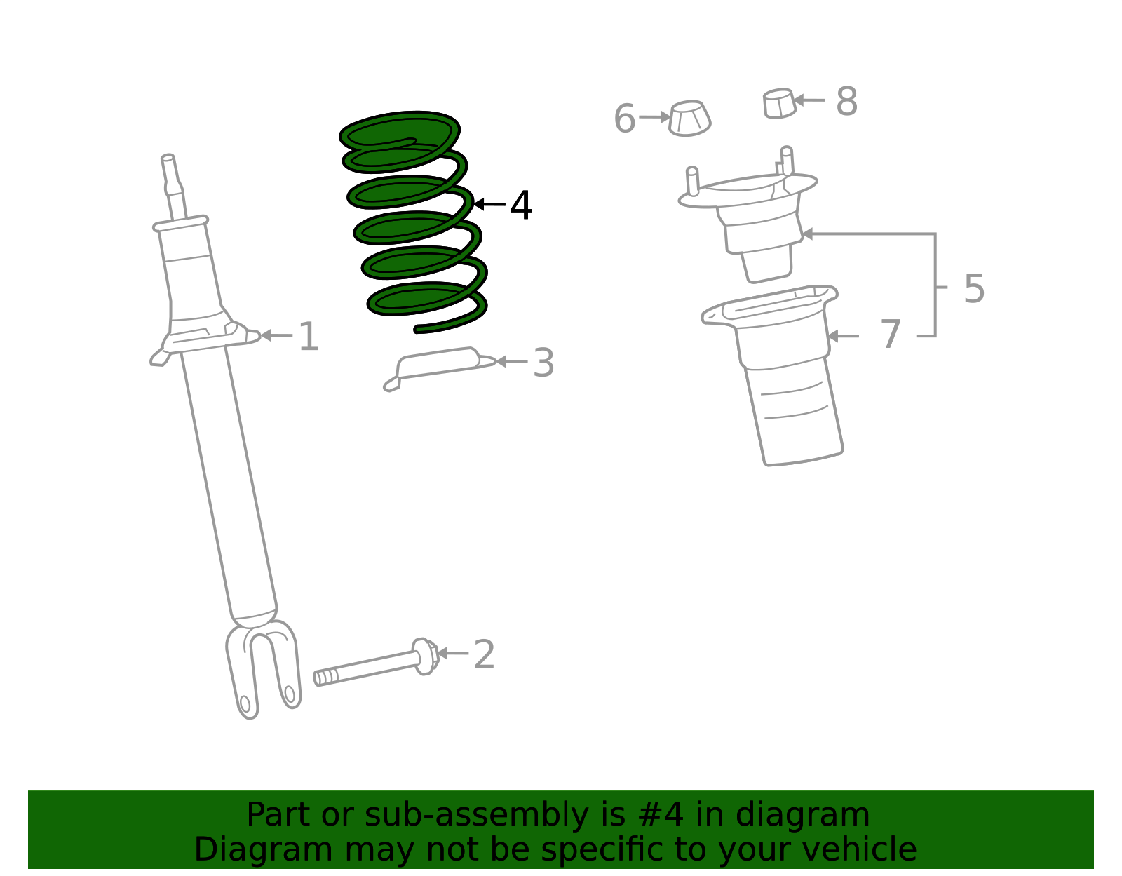 2007-2017 Lexus LS460 Coil Spring 48131-50240 | OEM Parts Online