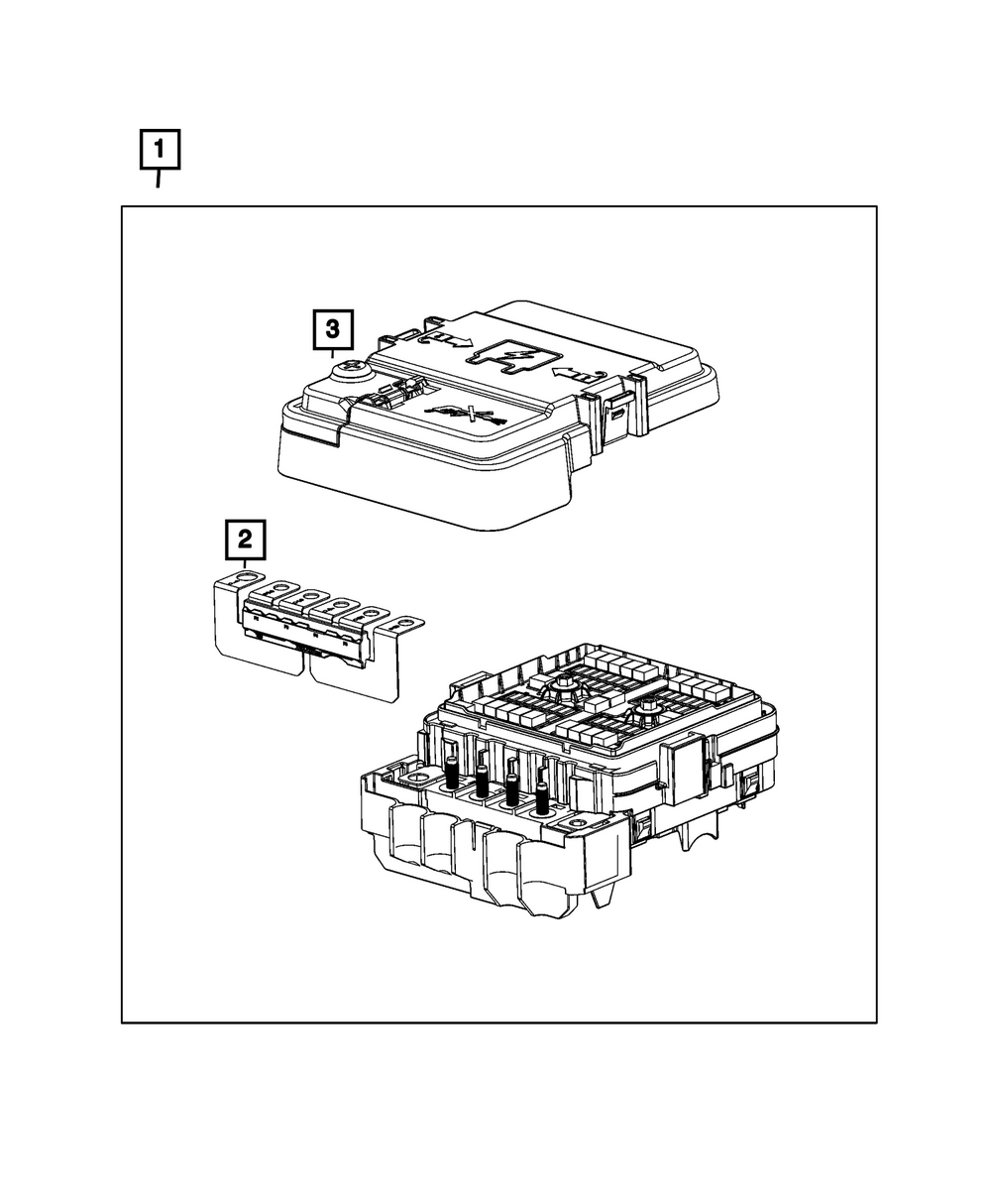 68675889AA - High Current Fuse Array 2024-2026 Mopar | The Official ...