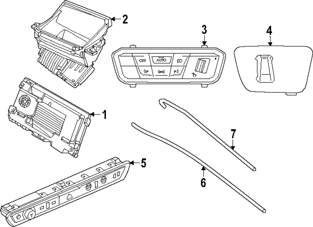 61-31-5-A64-198 - 2023-2024 BMW - Heater Control | BMWPartsHub