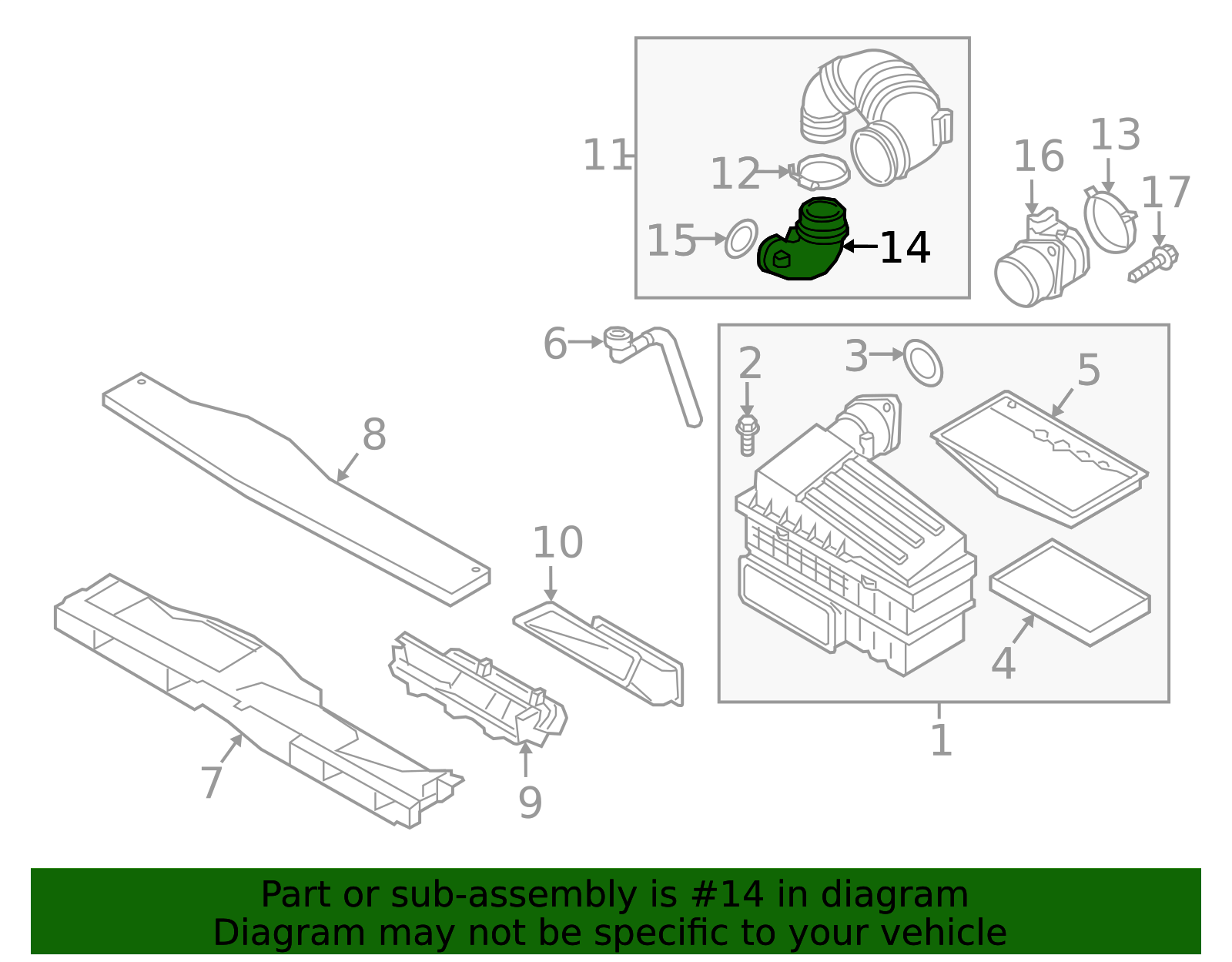 5Q0-129-635-T - High-Quality Engine Air Intake Hose Adapter for ...