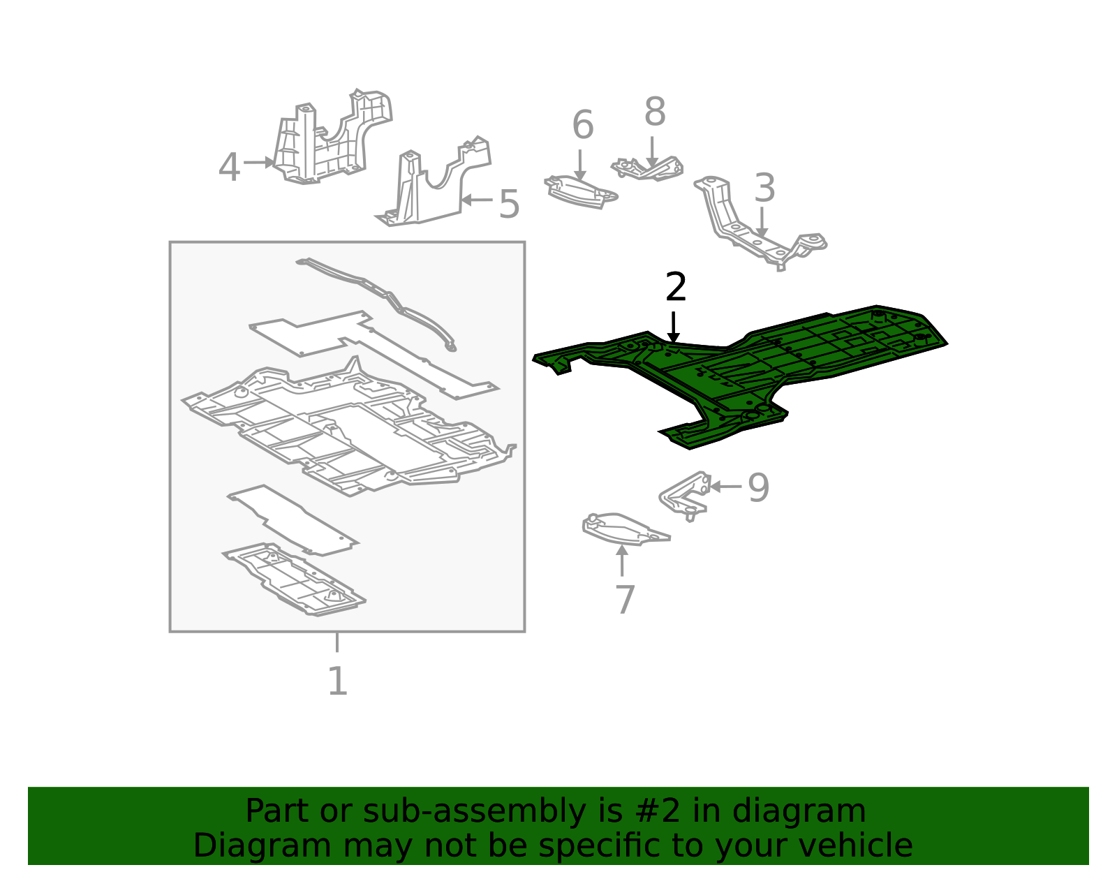 51442-30152 - High-Quality Radiator Support Splash Shield for 2006-2015 ...