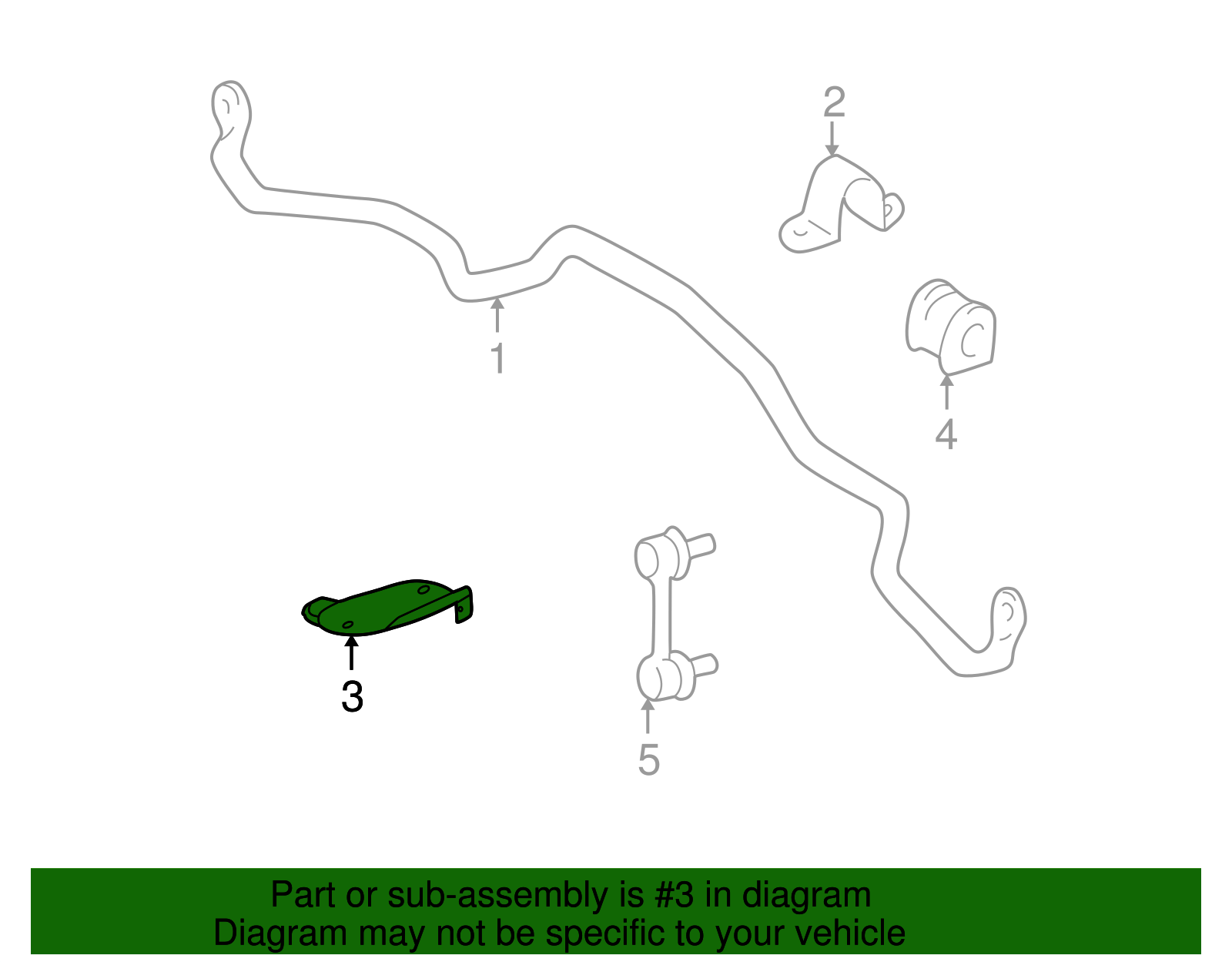 2001-2005 Toyota RAV4 Stabilizer Bar Plate 48828-42010 | Toyota Parts ...