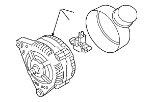2001-2007 Volkswagen Alternator 06A-903-026-AX | VW Direct Auto Parts
