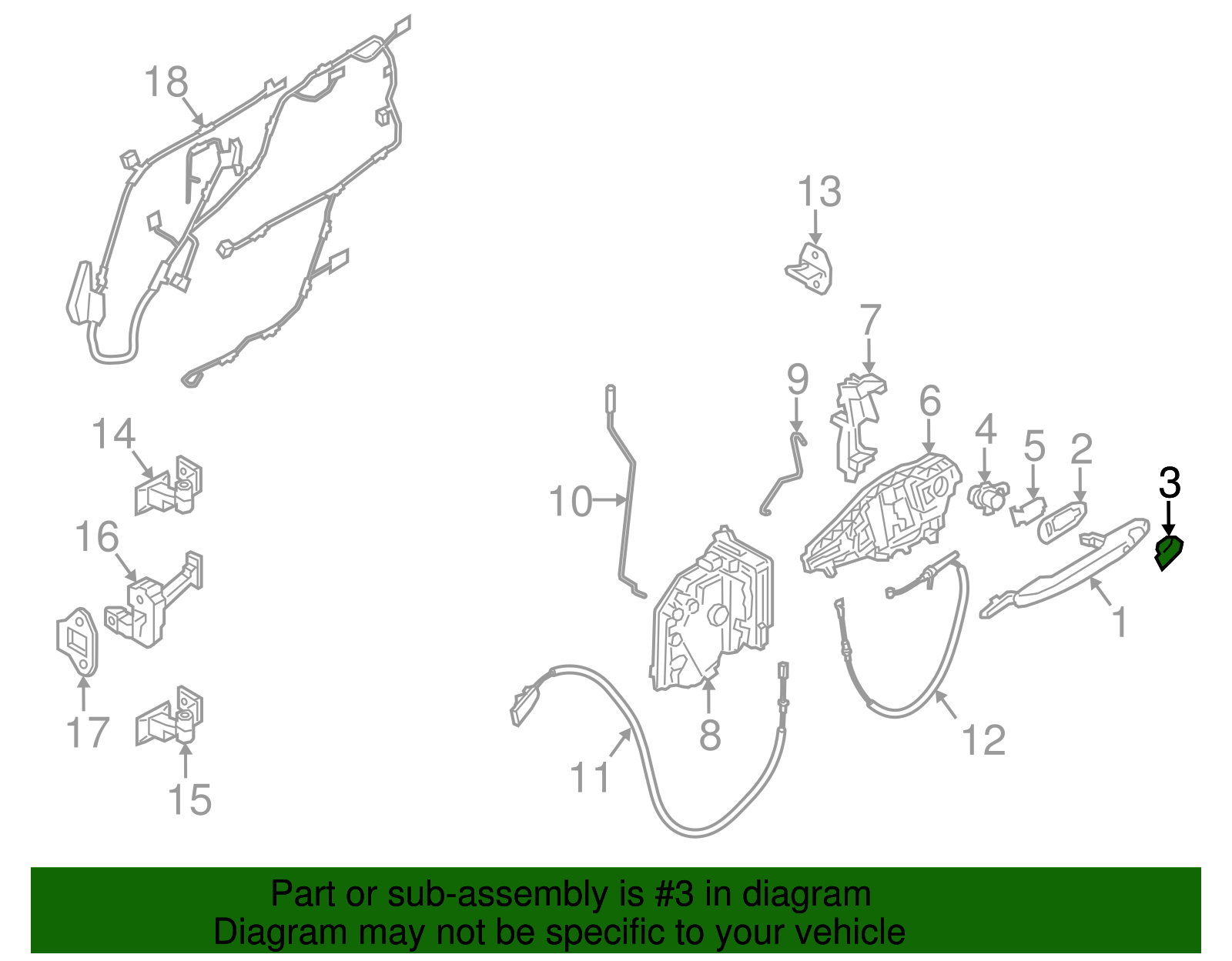 51-21-7-431-945 - Handle, Outside Cap | BMWPartsHub