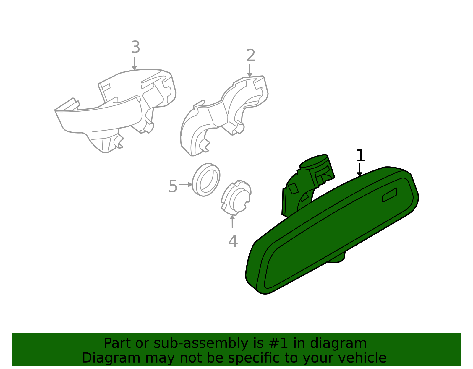 51-16-9-192-335 - Rear-View Mirror With Compass And Universal - 2001 ...