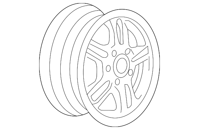 42700-SCV-A51 - Wheel, Alloy 2003-2005 Honda Element | Honda Parts Online