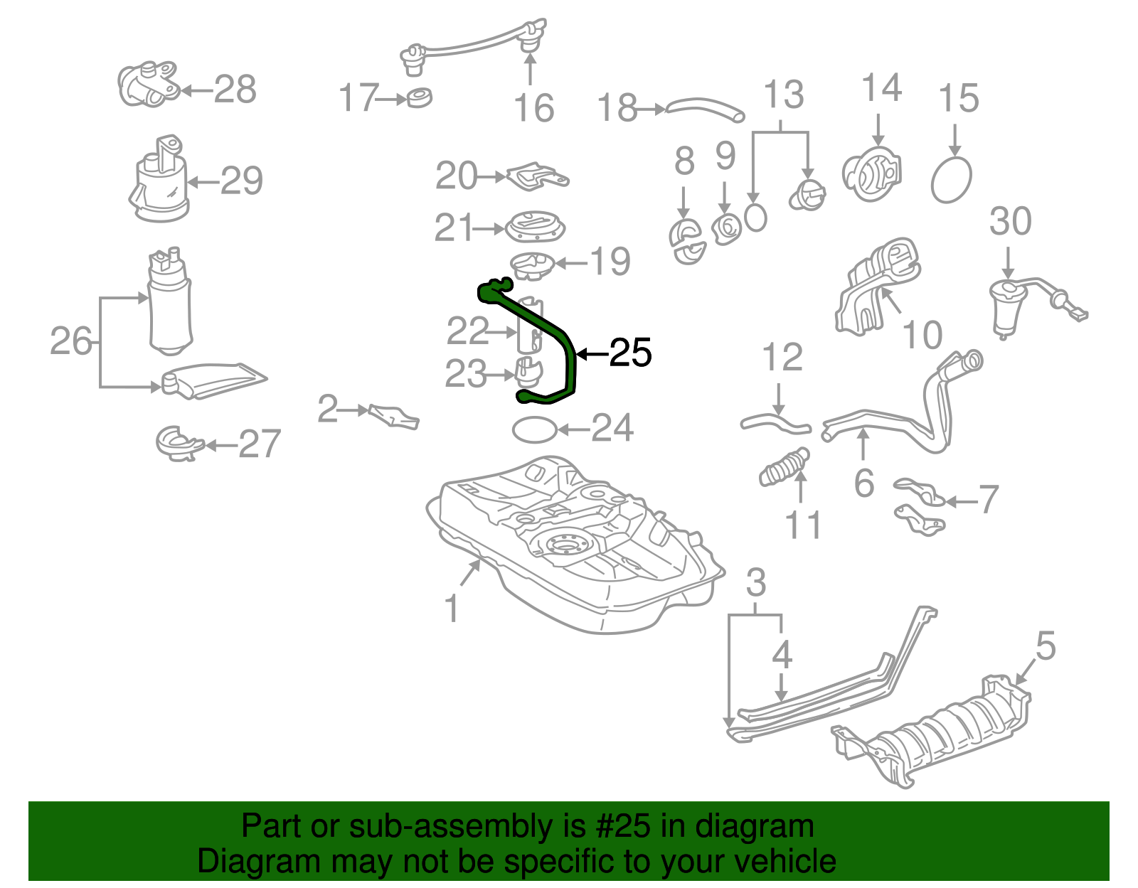 1997-2003 Toyota Tube 77209-06010 | OEM Parts Online