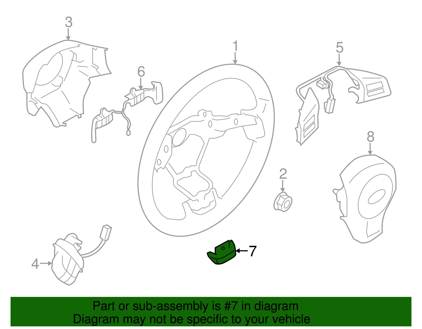 34342VA040 - 2018-2021 Subaru WRX STI - Lower Cover | Subaru Parts HQ