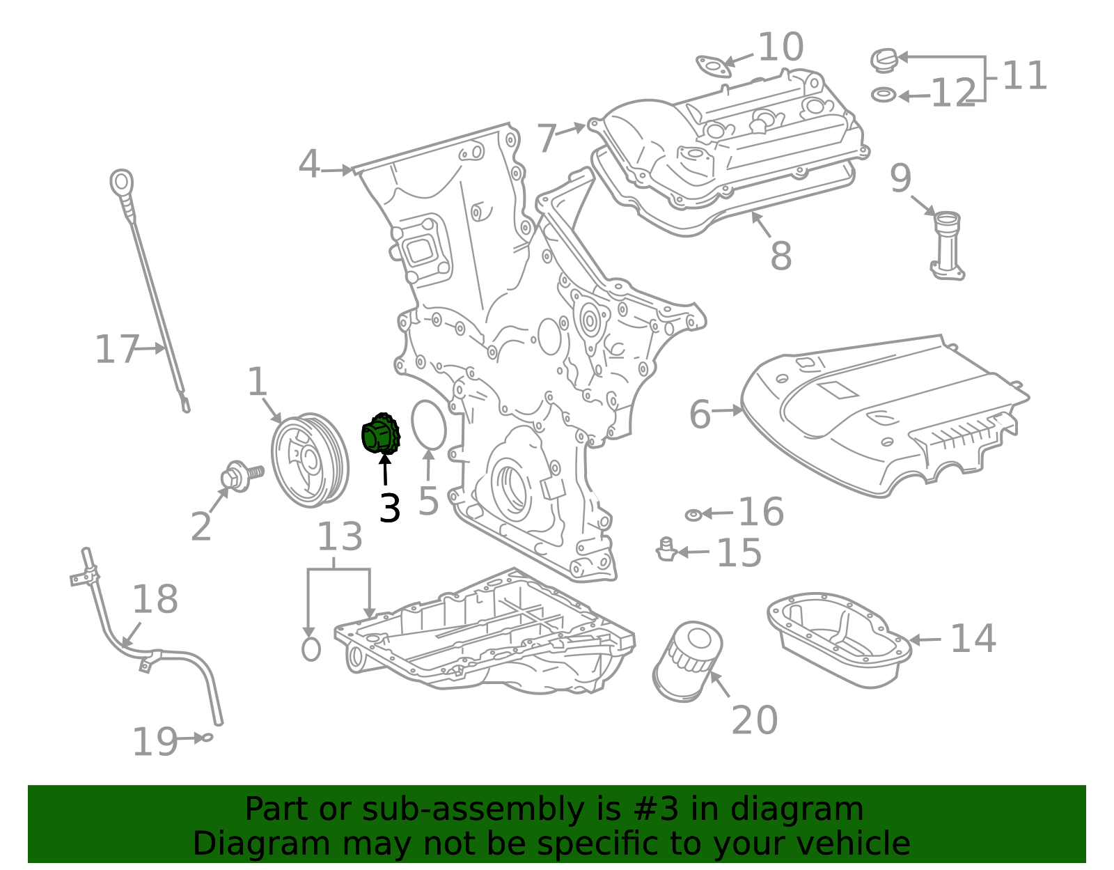 Engine Timing Crankshaft Gear 13521-AD010 | OEM Parts Quick