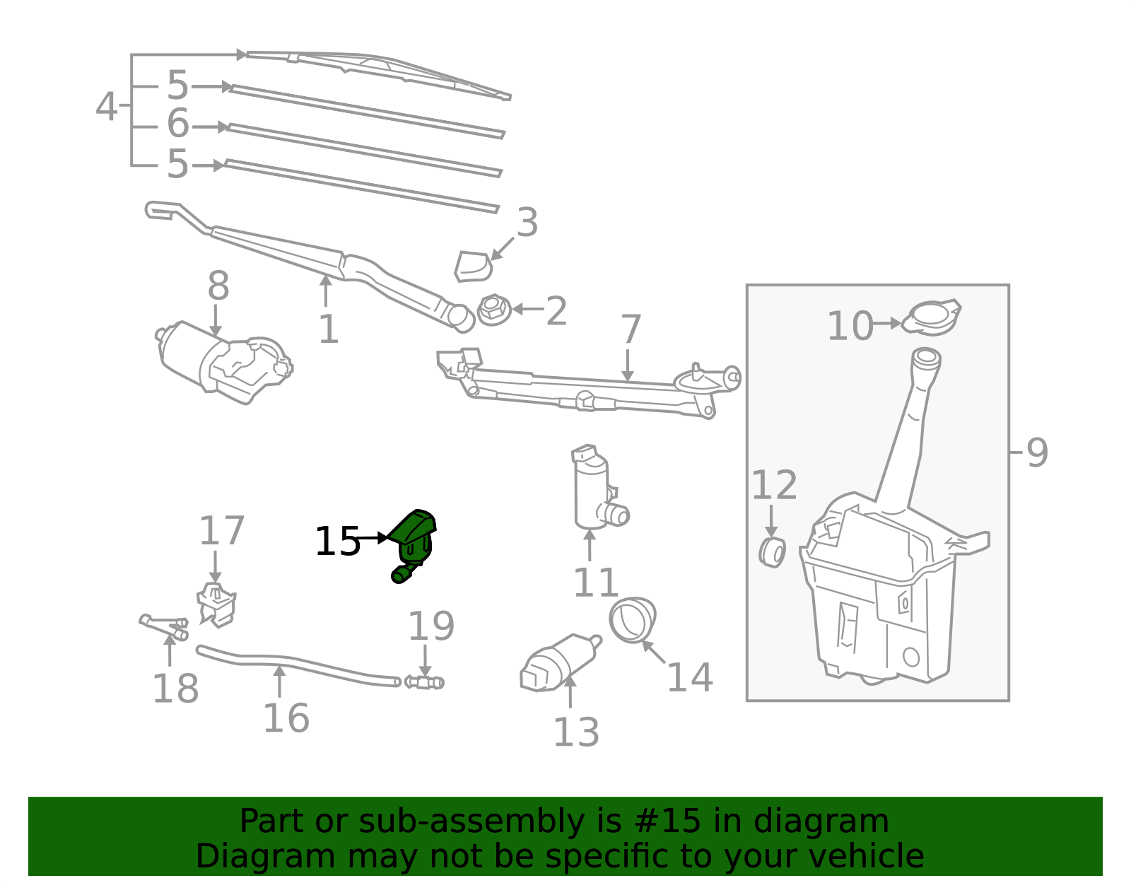 Genuine Official Toyota Nozzle part# 85381-02100 for 2003-2004 Toyota ...