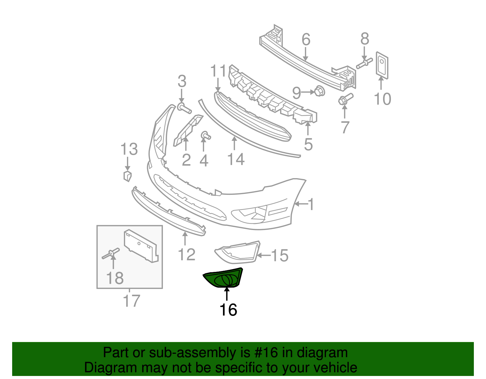 2010-2012 Ford Fusion | Insert Panel | AE5Z-17E810-FA | Walls' Ford Parts