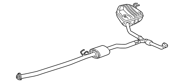 18307-TLA-A21 - Muffler & Pipe 2020-2022 Honda CR-V | Honda Parts Online