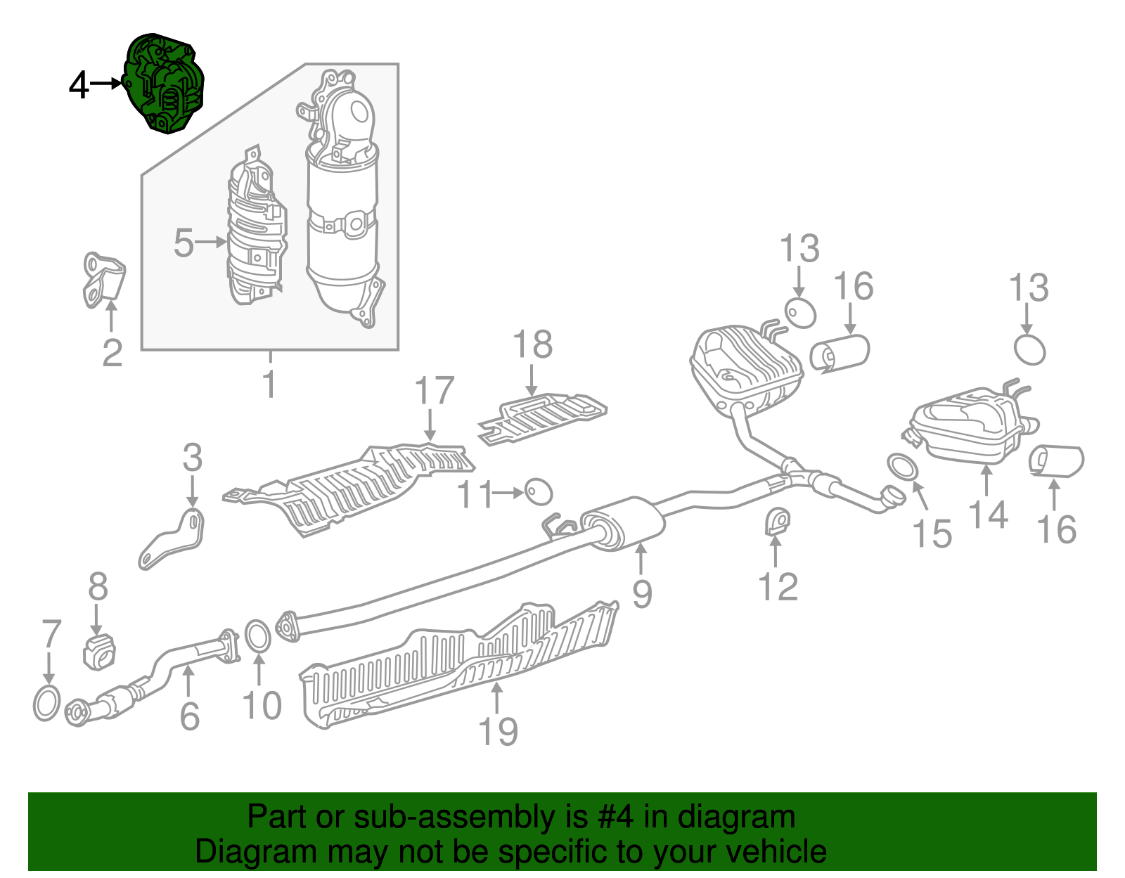 18120-5AA-A00 - 2016-2022 Honda - Cover Ex | Honda Parts Cheap