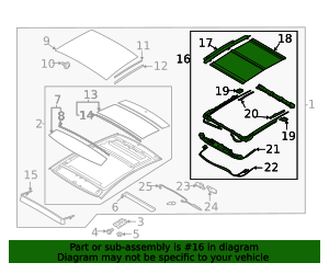 81650-T1000-NNB - 2021-2024 Genesis G80 - Rail Assembly | Conicelli Hyundai