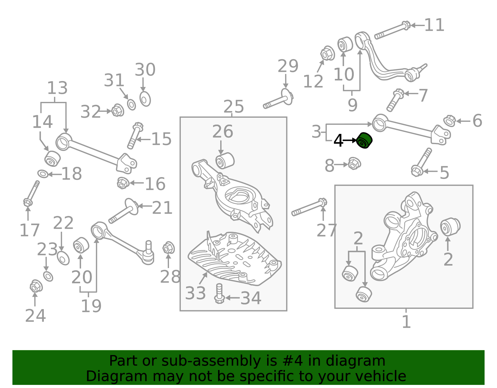 2015-2020 Hyundai Rear Lower Control Arm 54501-B1000 | OEM Parts Online
