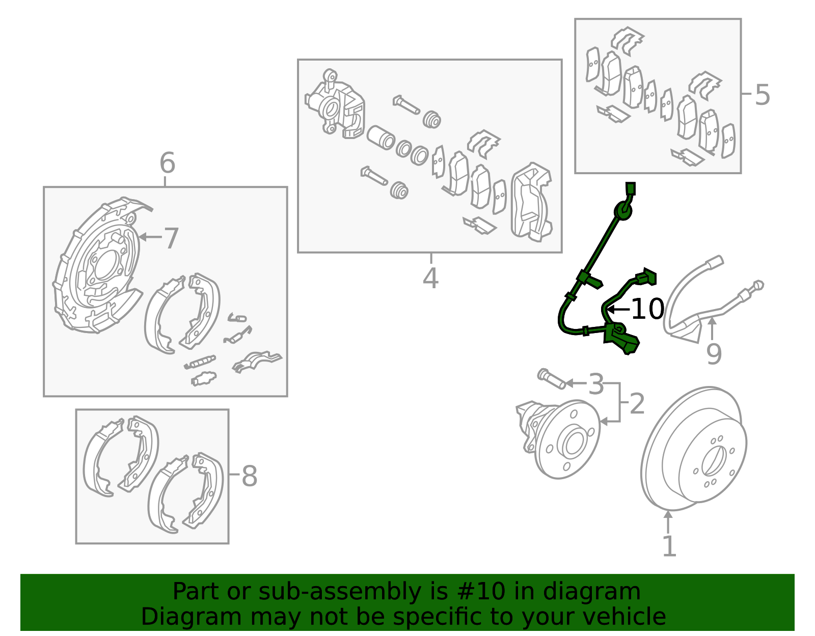 2006-2011 Kia ABS Sensor Wire - Driver's Side (LH) 91920-1G000 ...