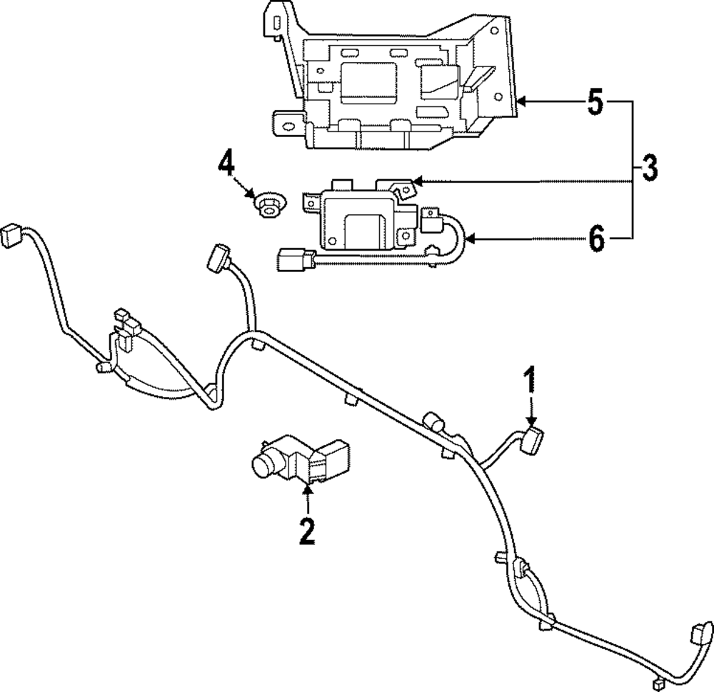 99150-K0600 - Blind Spot Radar 2024-2025 Kia Soul | Kia.Parts Store