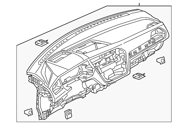 2018-2024 Volkswagen Tiguan Instrument Panel 5NN-857-003-H-FLG | OEM ...