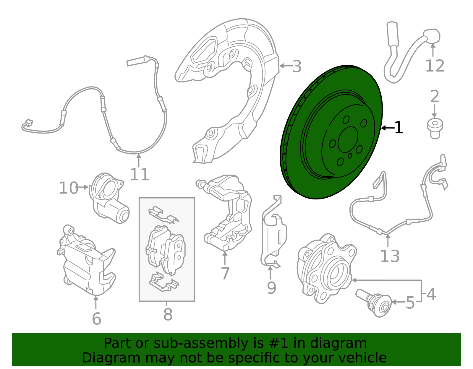 34-20-6-896-673 - 2020-2024 BMW - Disc Brake Rotor | Buy BMW Parts Now