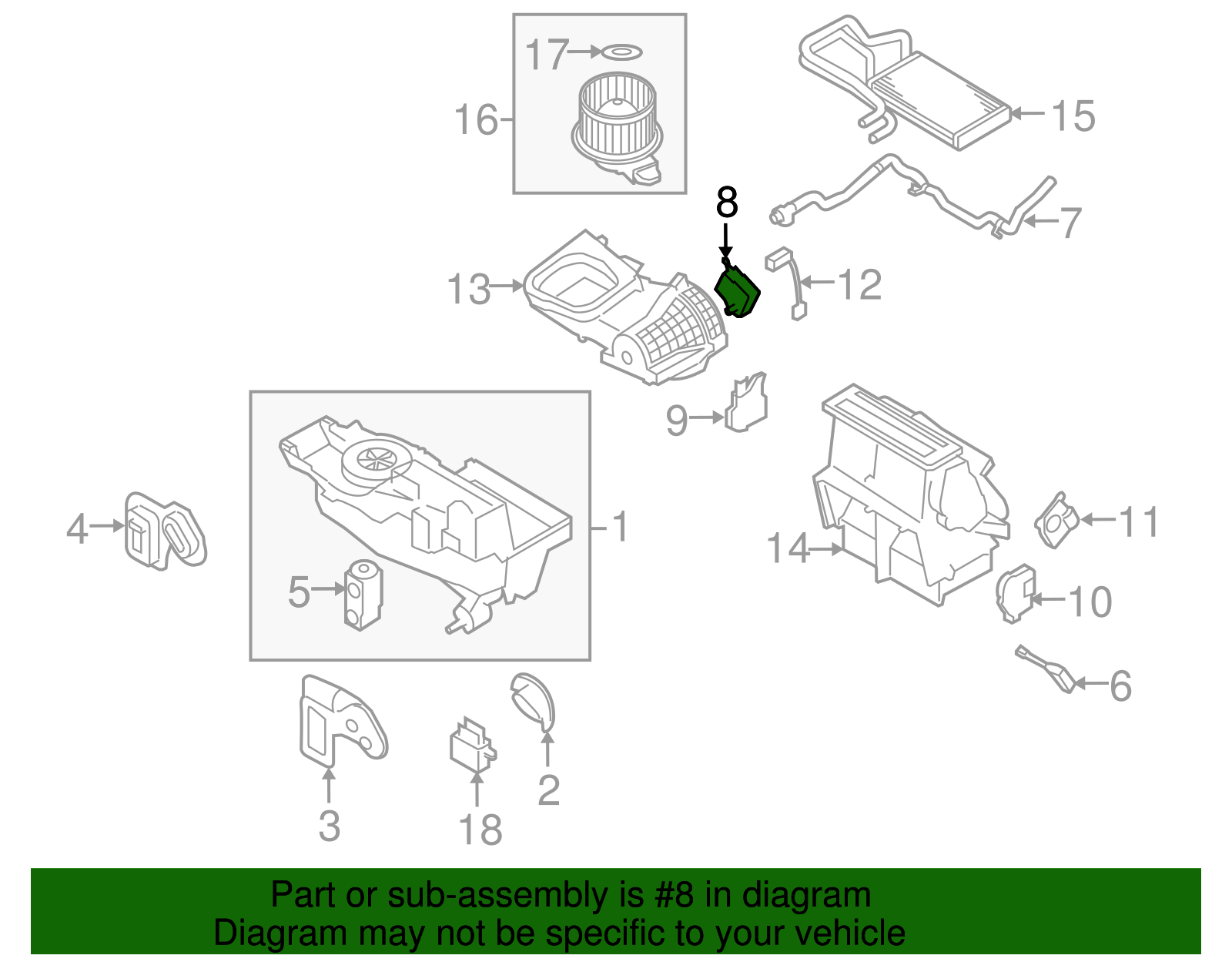 2008-2019 Ford | Motorcraft™ HVAC Air Adjustment Control Motor | YH ...