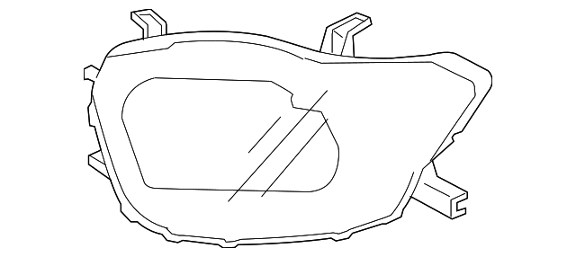 8117048460 - Unit Assy, Headlamp, 2008-2010 Toyota Highlander | Longo ...
