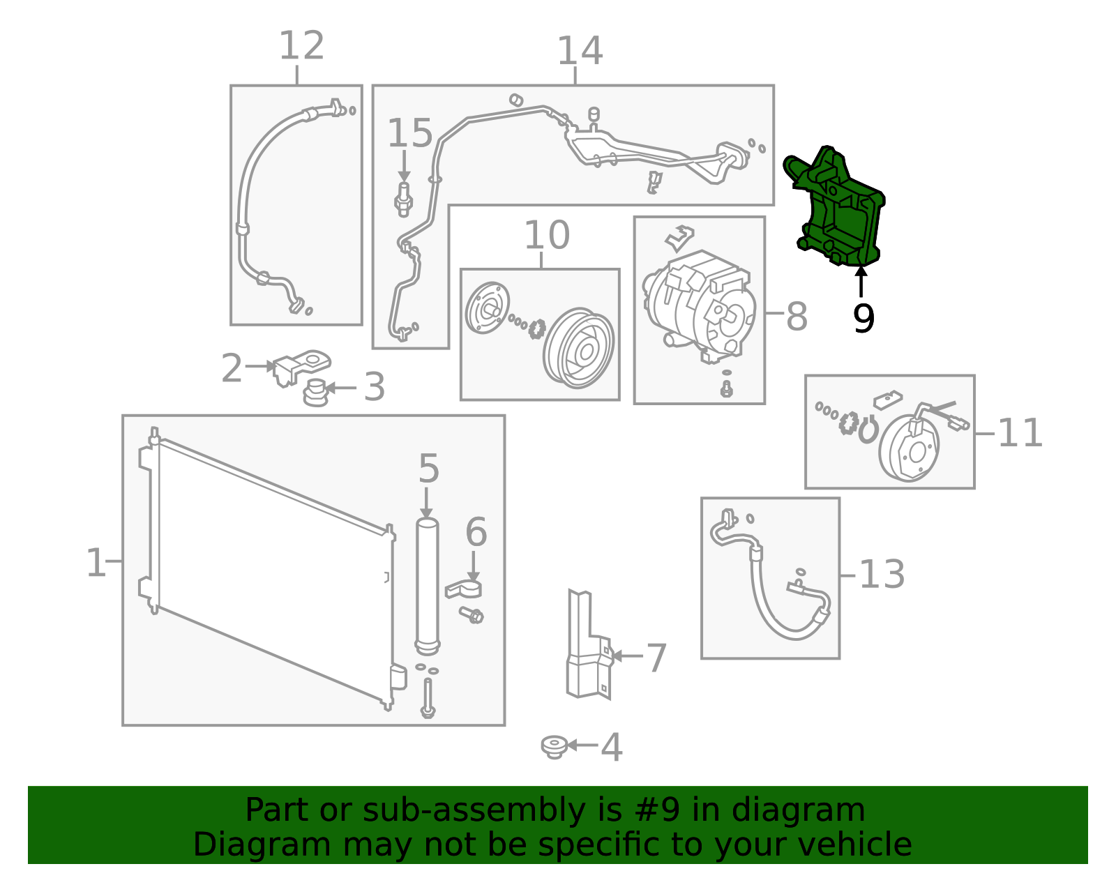 38930-R72-A02 - High-Quality A/C Compressor Bracket for 2010-2012 Honda ...