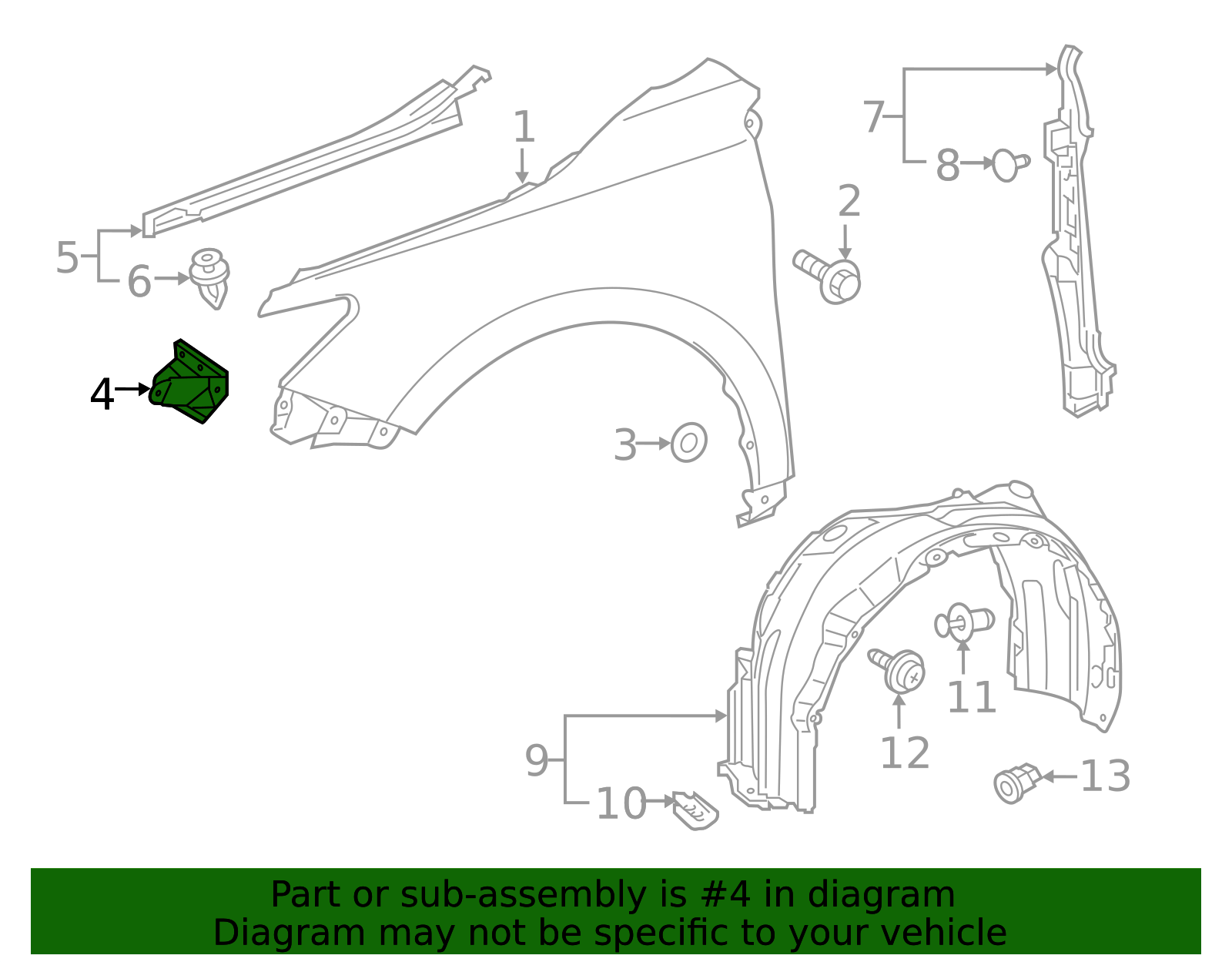 2015-2017 Toyota Camry 2015-2017 Toyota Camry - Front Bracket 53835 ...