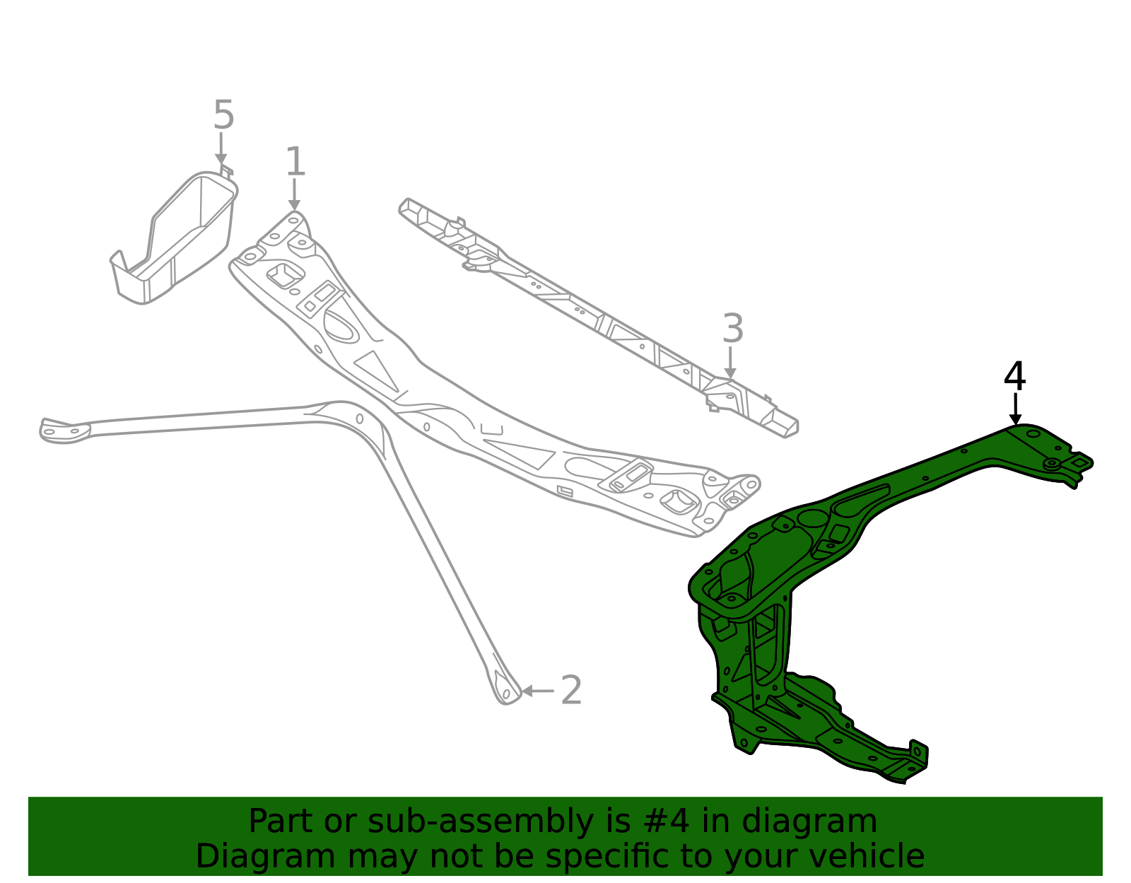 2020-2024 BMW | Outer Support | 51-64-7-459-882 | BMW OEM Parts Store