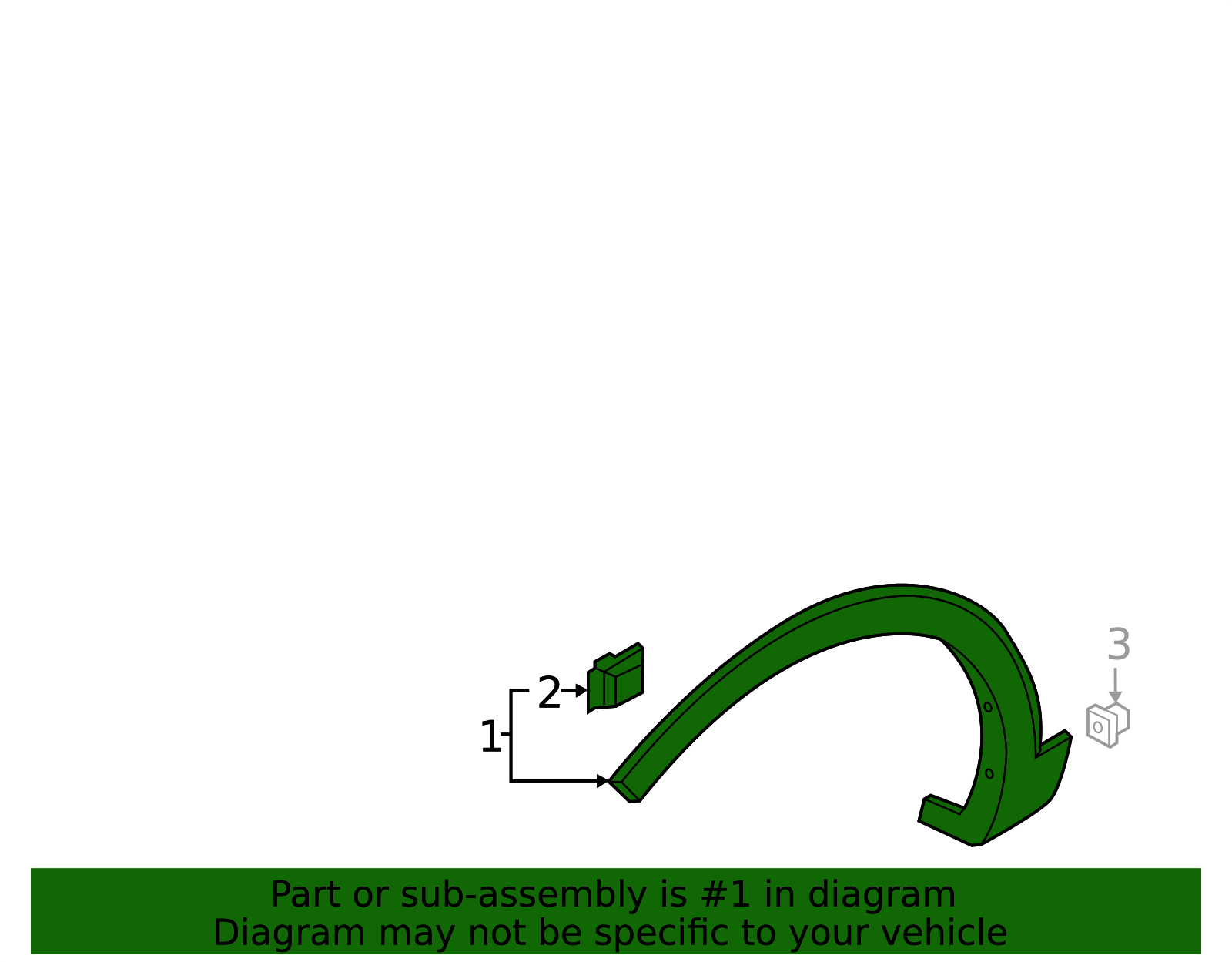 87712-S9000 - Wheel Opening Molding 2020-2025 Kia Telluride | Kia.Parts ...