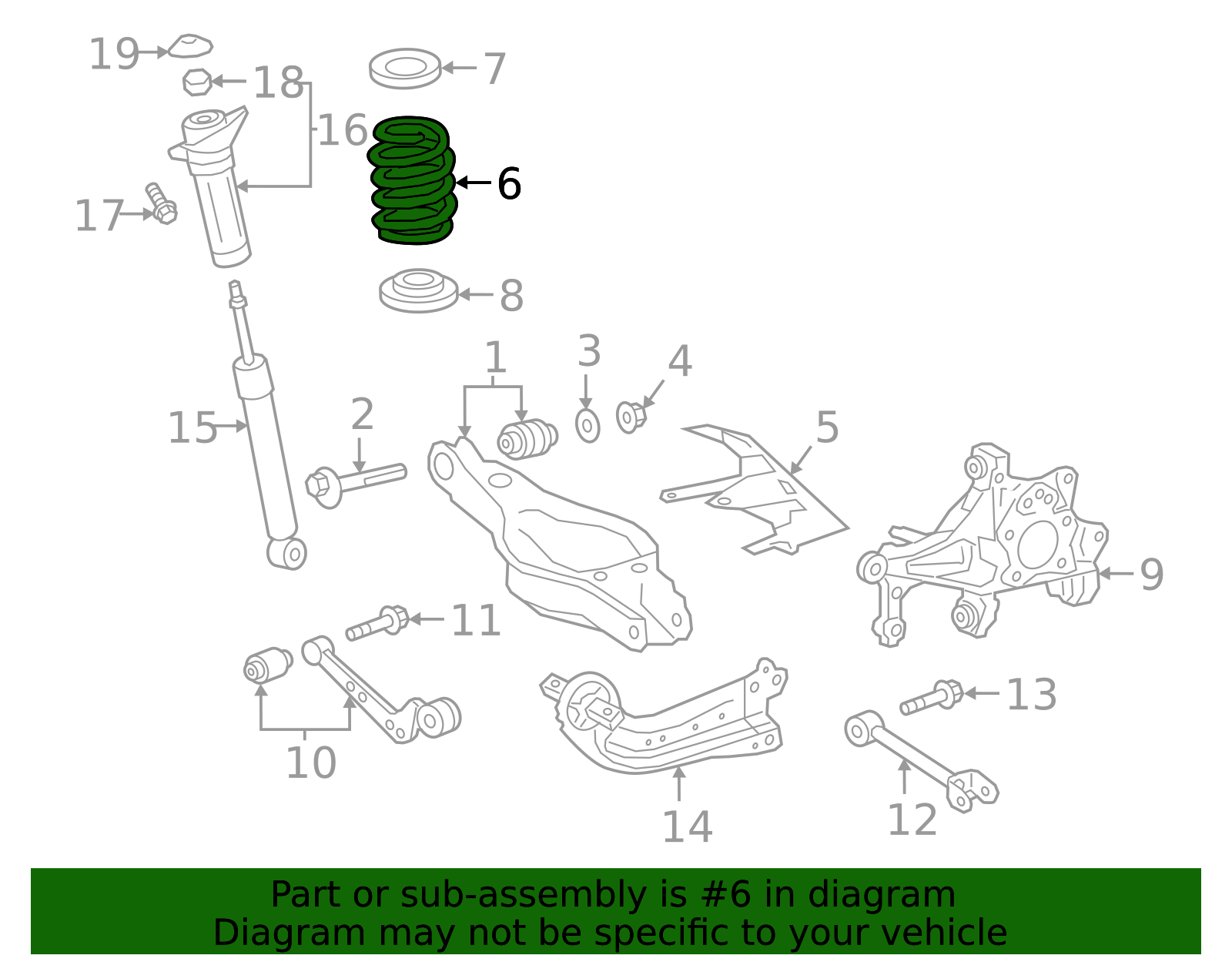 2022-2025 Toyota RAV4 Coil Spring 48231-0R252 | Toyota Parts Center
