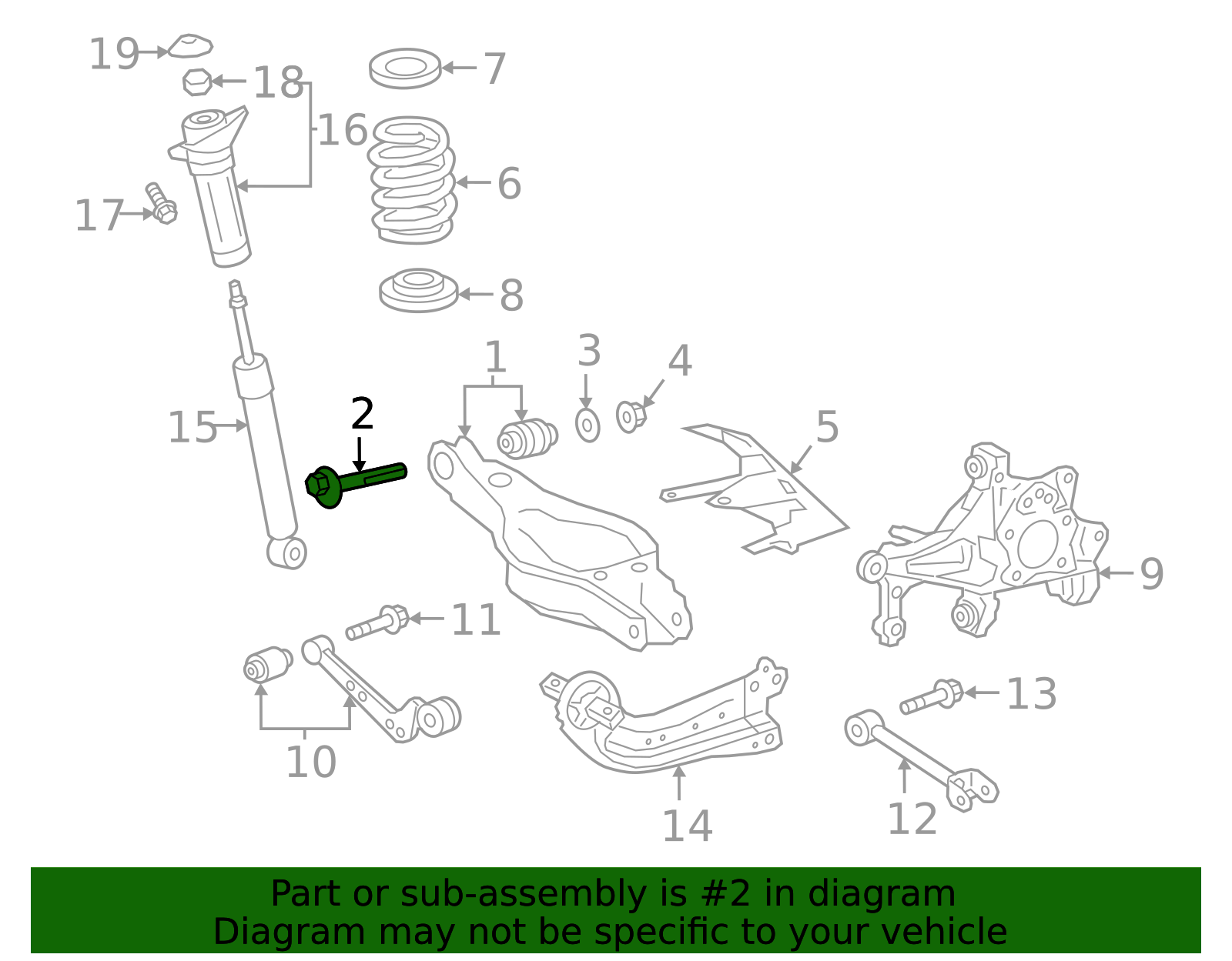 48409-06010 - 2016-2024 Toyota - Lower Control Arm Adjust Bolt | Nucar ...