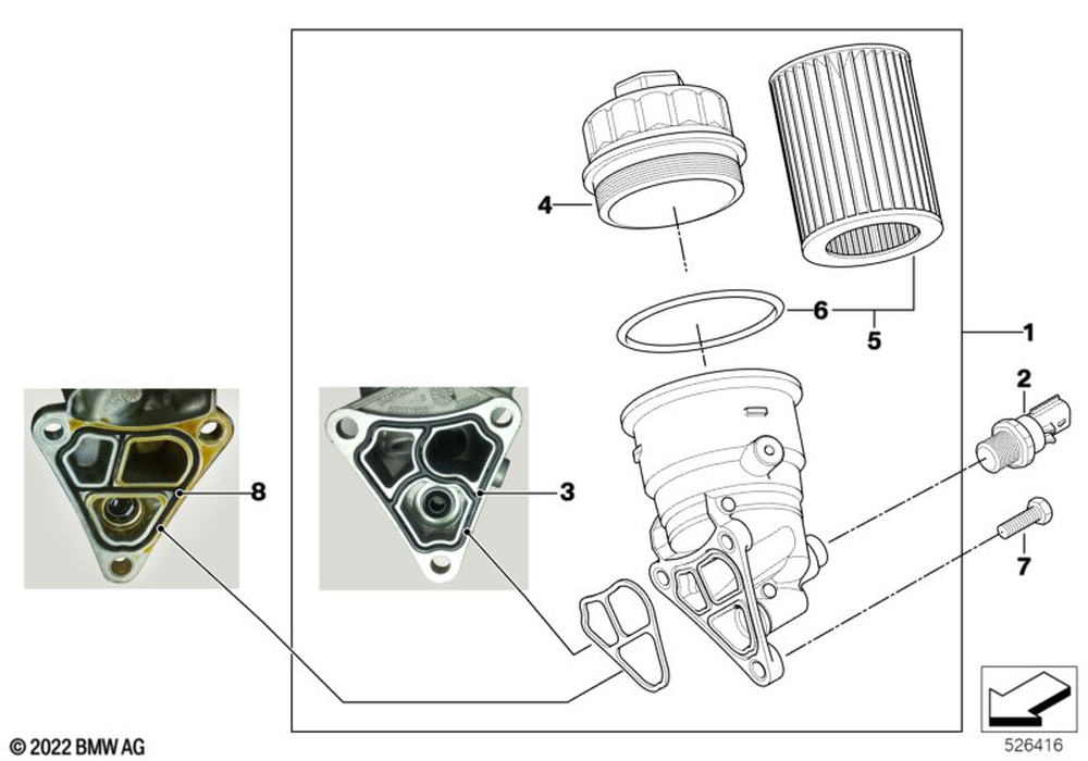 11427563763 - Mini Oil Filter Cover 2001-2008 Mini | Performance Auto Parts
