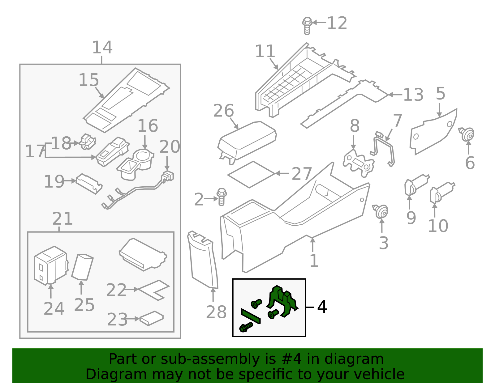 84635-K4500 - High-Quality Mount Bracket for 2021-2023 Hyundai Kona ...