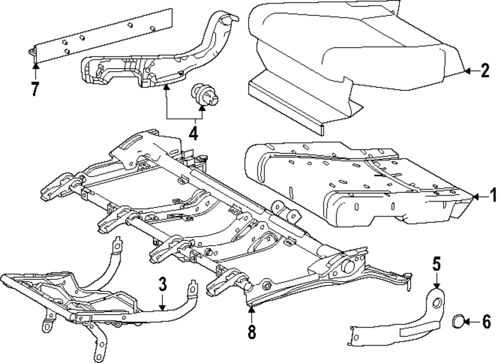 79030-0E080 - 2024 Lexus - Seat Base | My L Parts