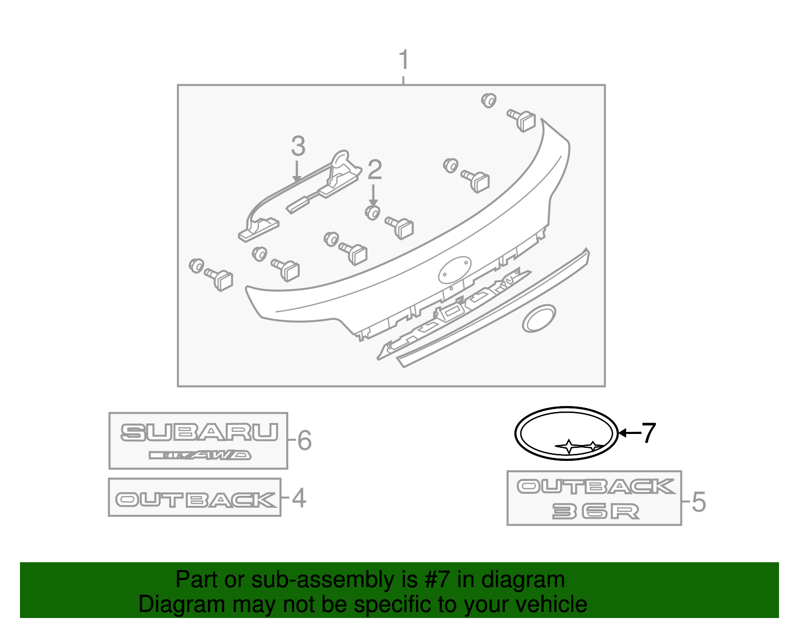 2009-2018 Subaru Pzev Badge SOA3681002 | Subaru Parts Store