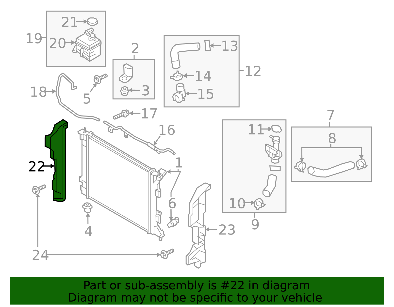 Radiator Support Baffle 29135-B2500 | OEM Parts Online