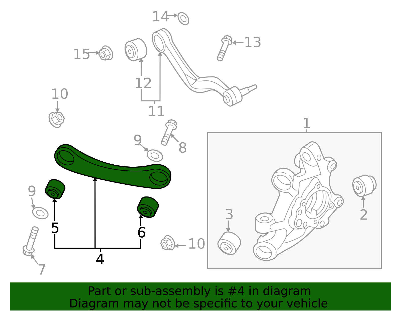 2021-2025 Genesis Ft Upper Control Arm 55120-T1000 | MotorMotor