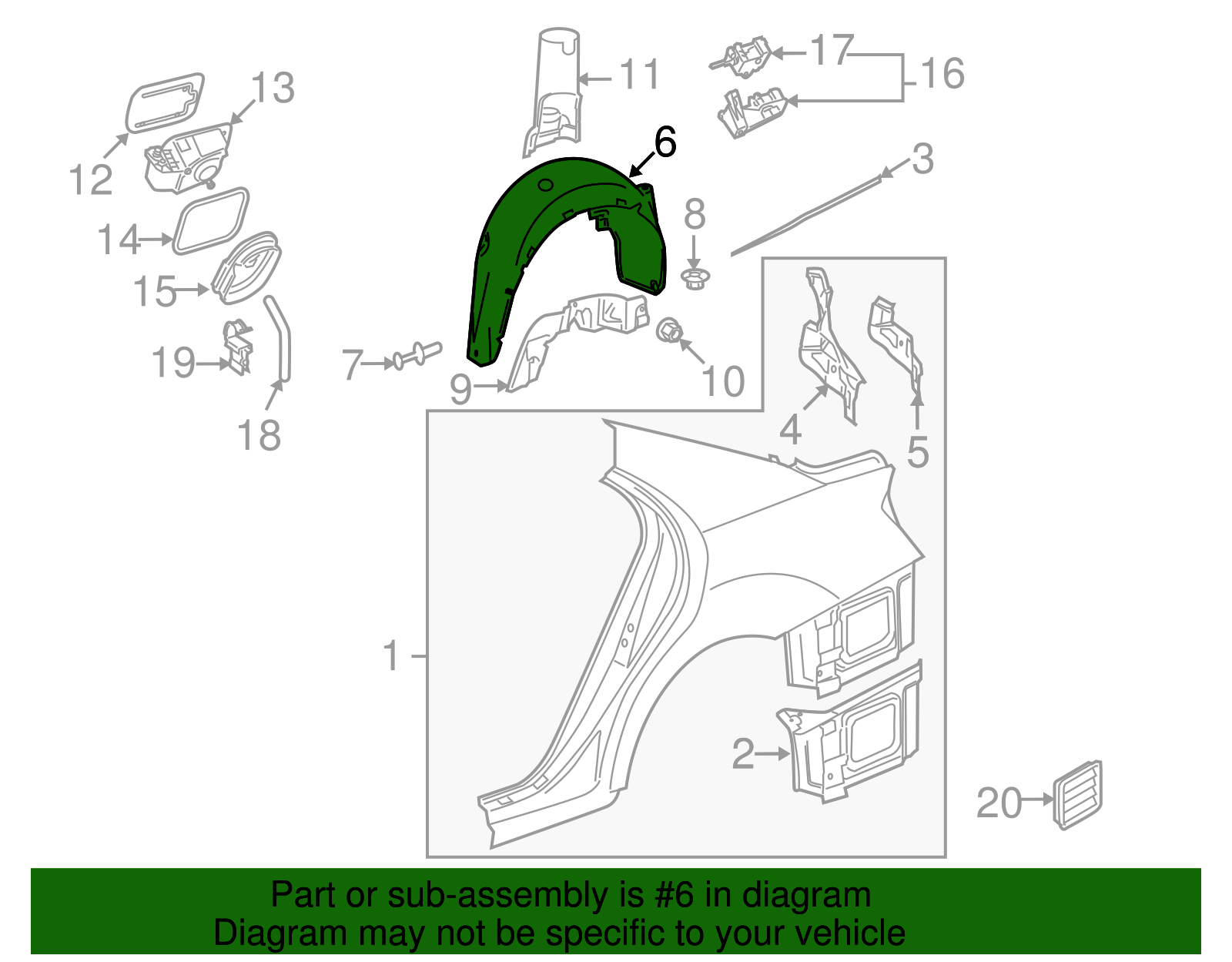 2216902030 - Mercedes-Benz Splash Shield 2010-2013 Mercedes-Benz ...
