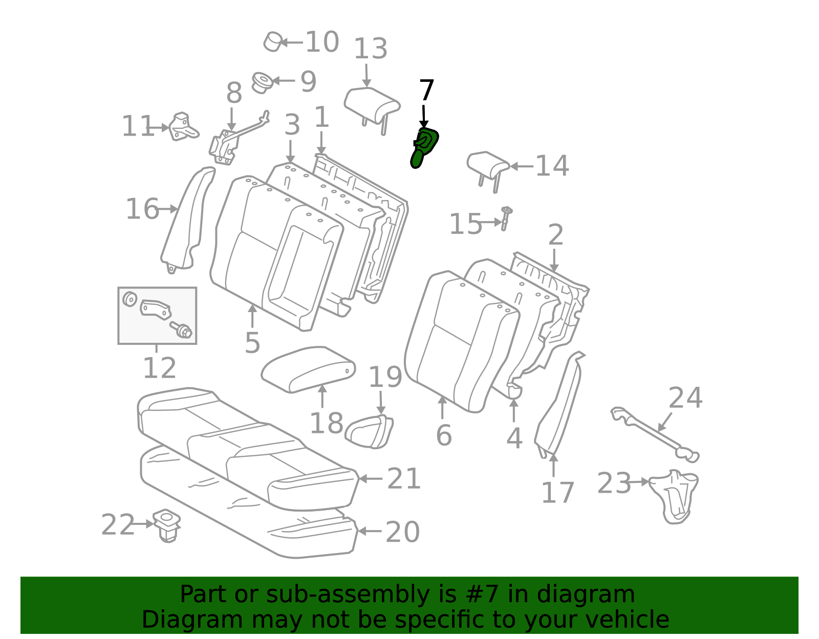 2004-2005 Toyota Prius 2004-2005 Toyota Prius - Pull Handle 72996-0E010 ...