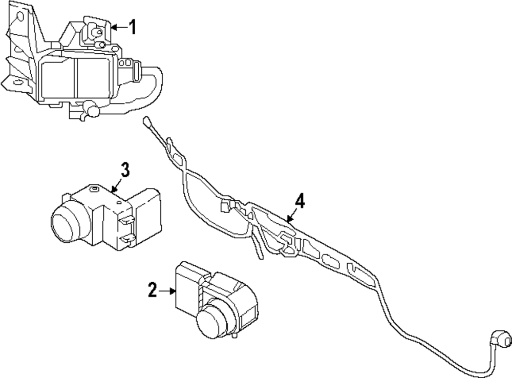 99140-DS000 - 2023-2024 Genesis Electrified GV70 - Blind Spot Radar ...